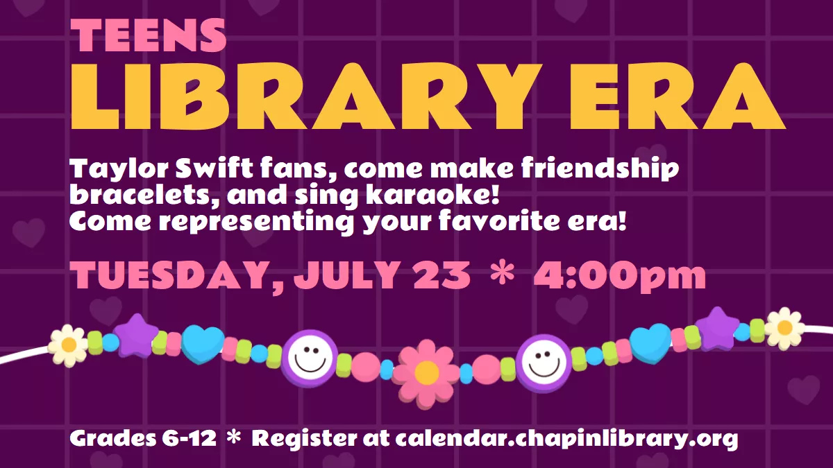 Homepage | CHAPIN MEMORIAL LIBRARY